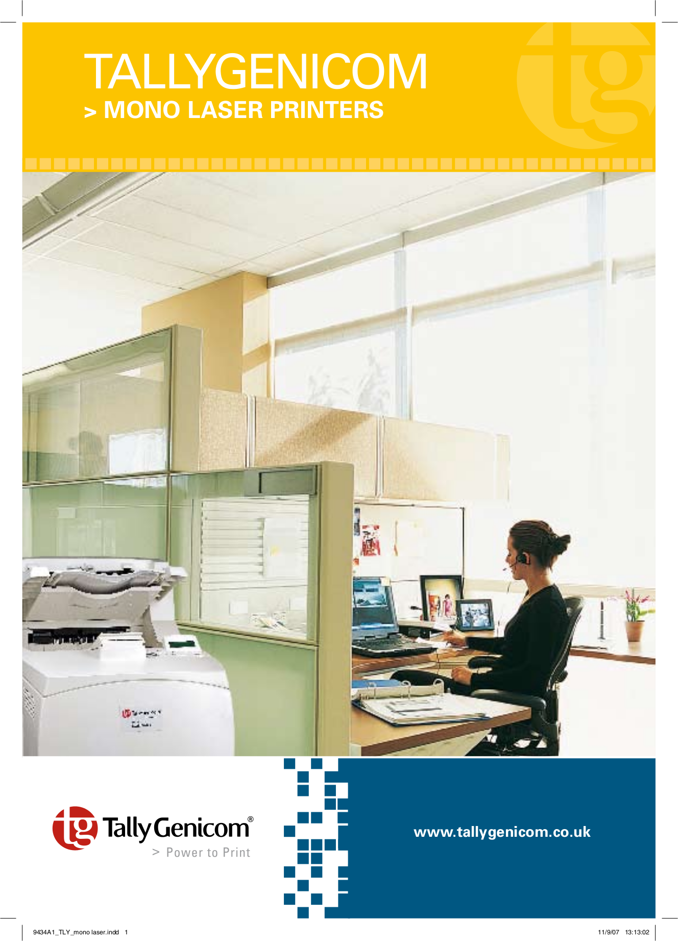 PDF manual for TallyGenicom Printer 9022