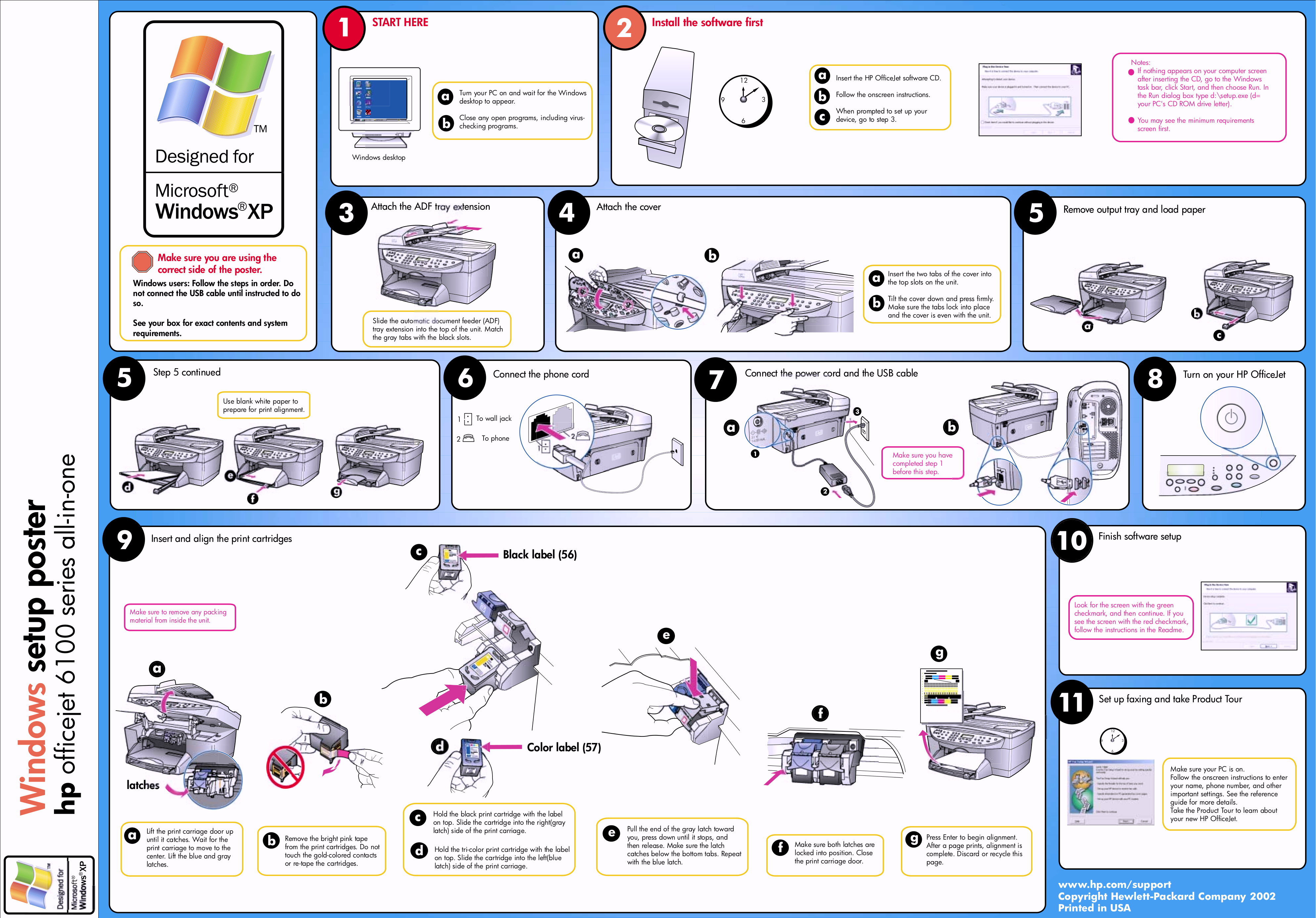 Download free pdf for HP Officejet 6100 Multifunction Printer manual