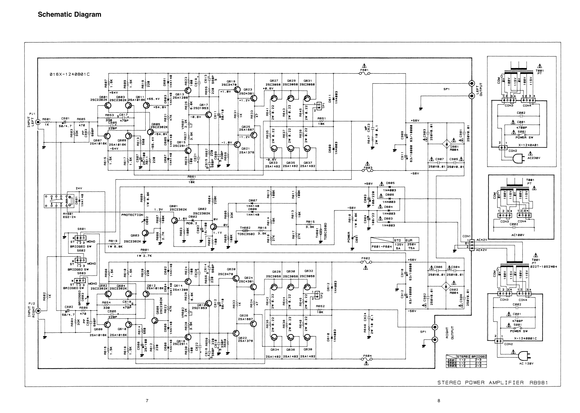 PDF manual for Rotel Amp RB-930AX