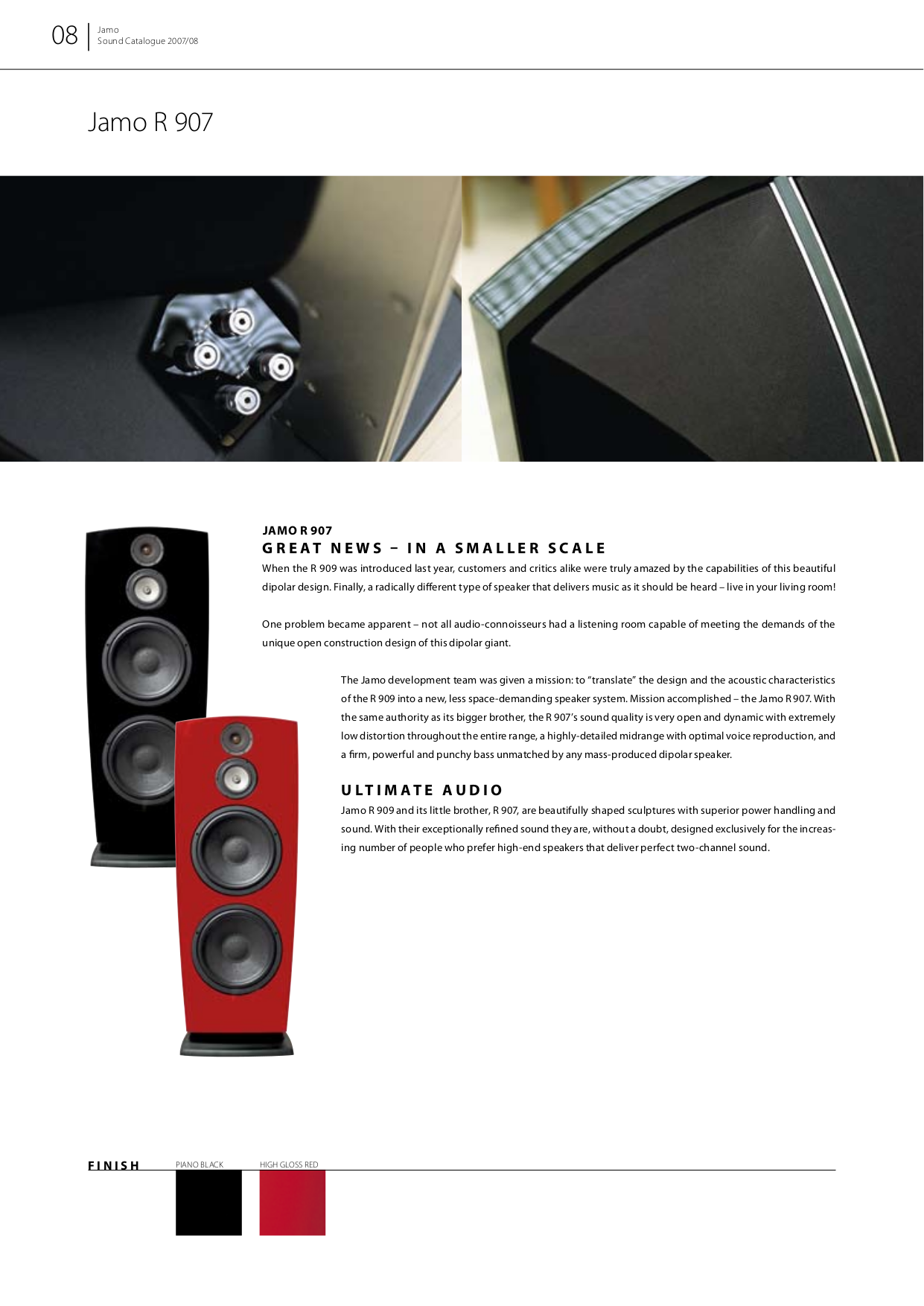 PDF manual for Jamo Speaker R 909