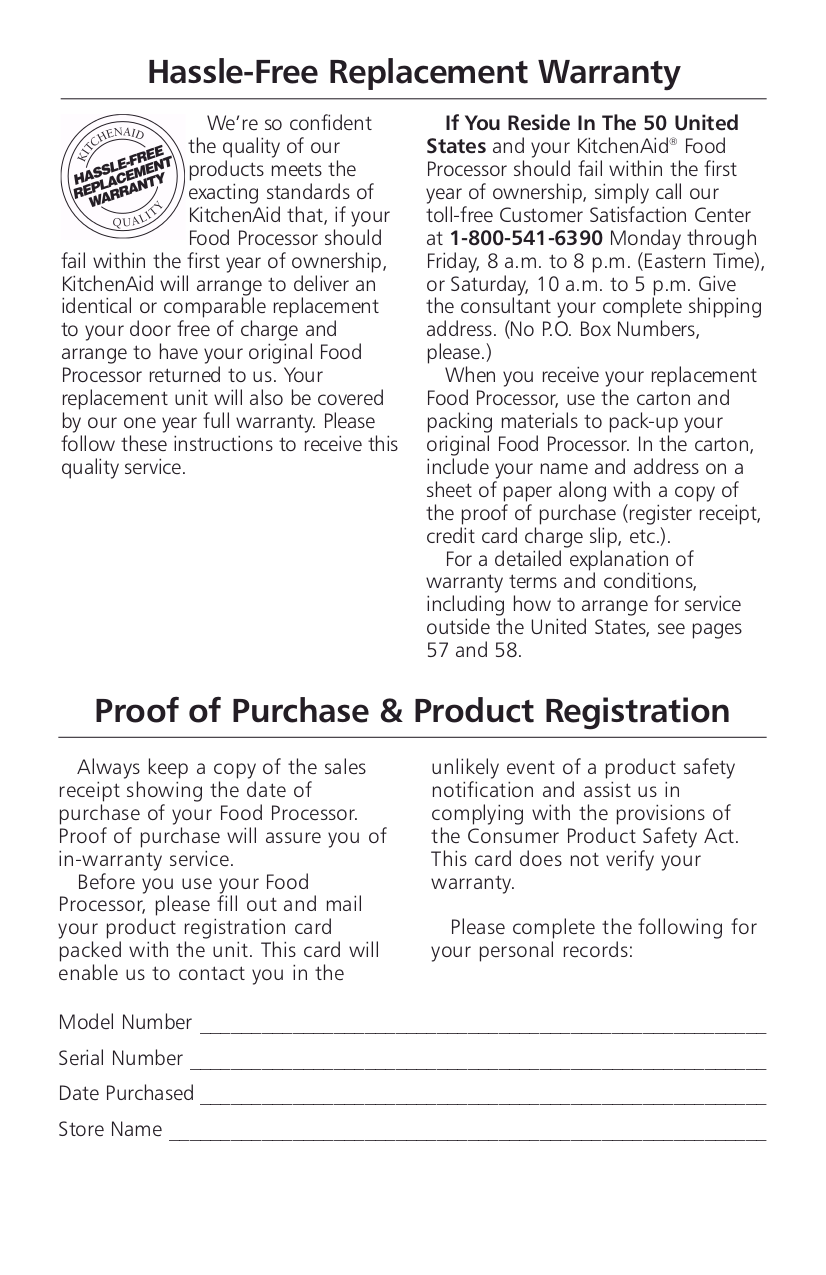 PDF manual for KitchenAid Food Processor KFPW760