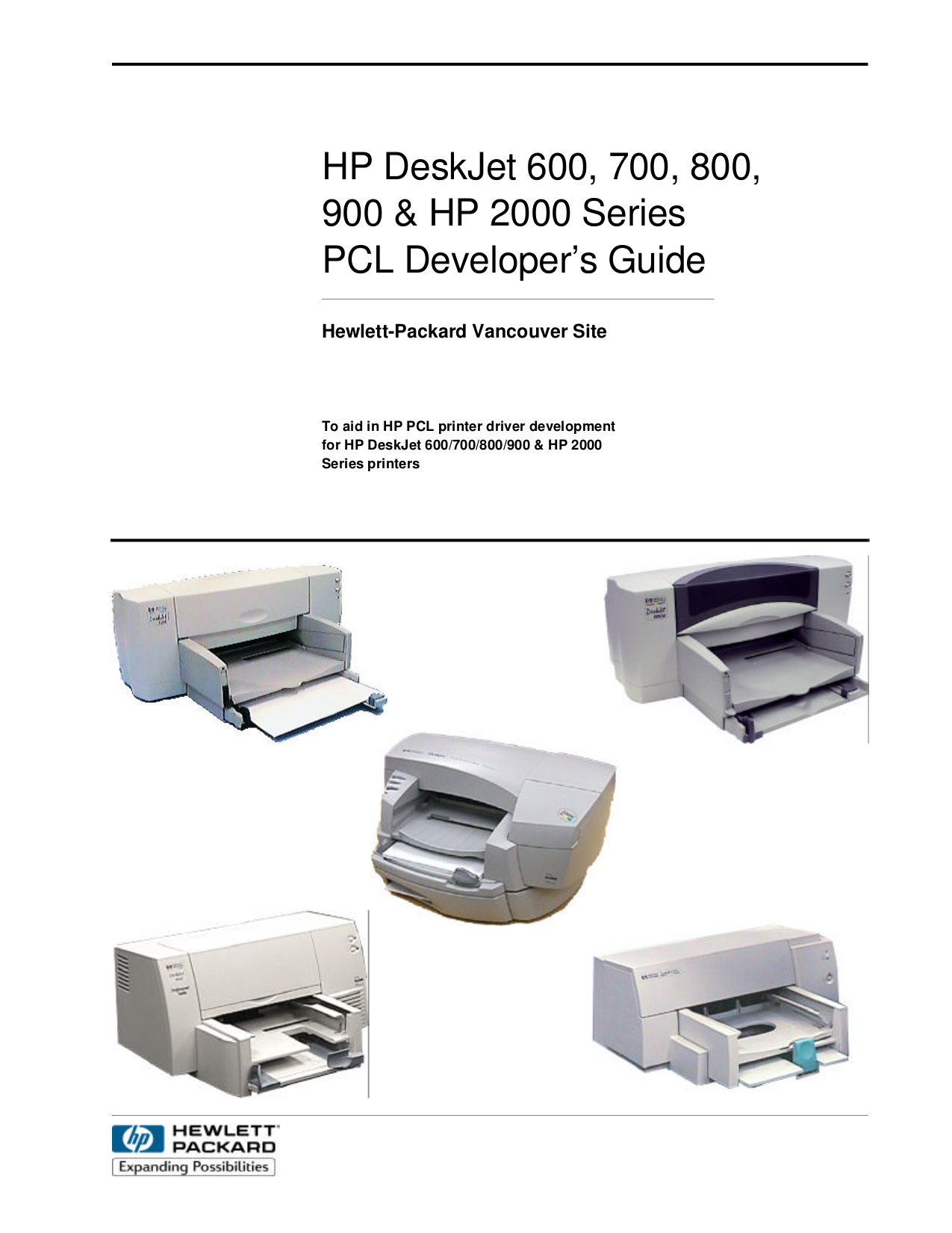 Download free pdf for HP Deskjet 640c Printer manual