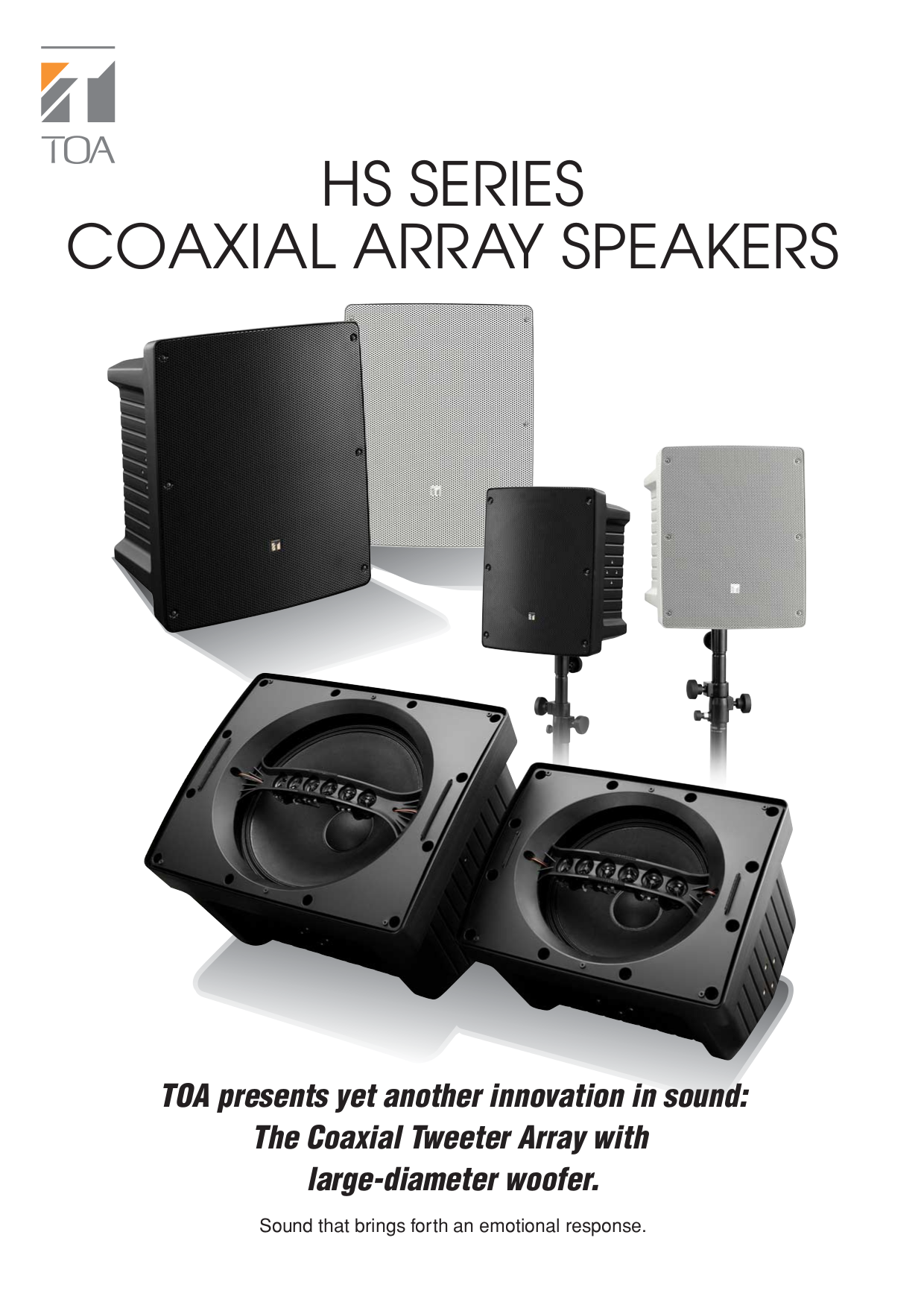 Download free pdf for Toa HS-1200BT Speaker System manual