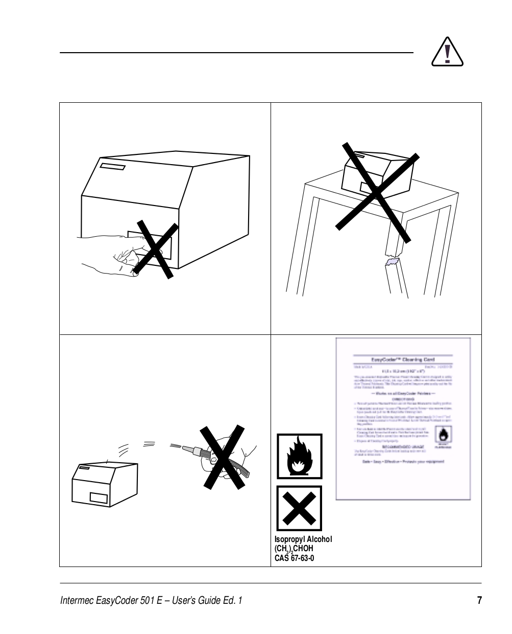 PDF manual for Intermec Printer EasyCoder 501E