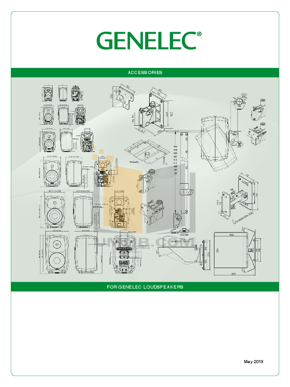 PDF manual for Genelec Speaker 1036A