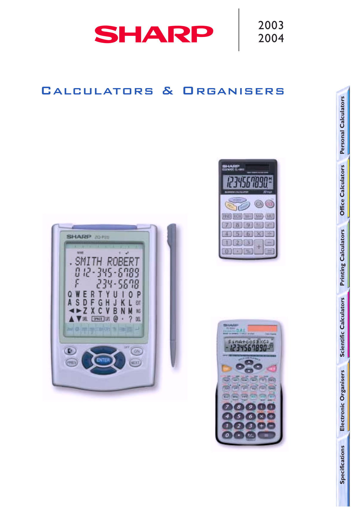 PDF manual for Sharp Calculator EL-506V