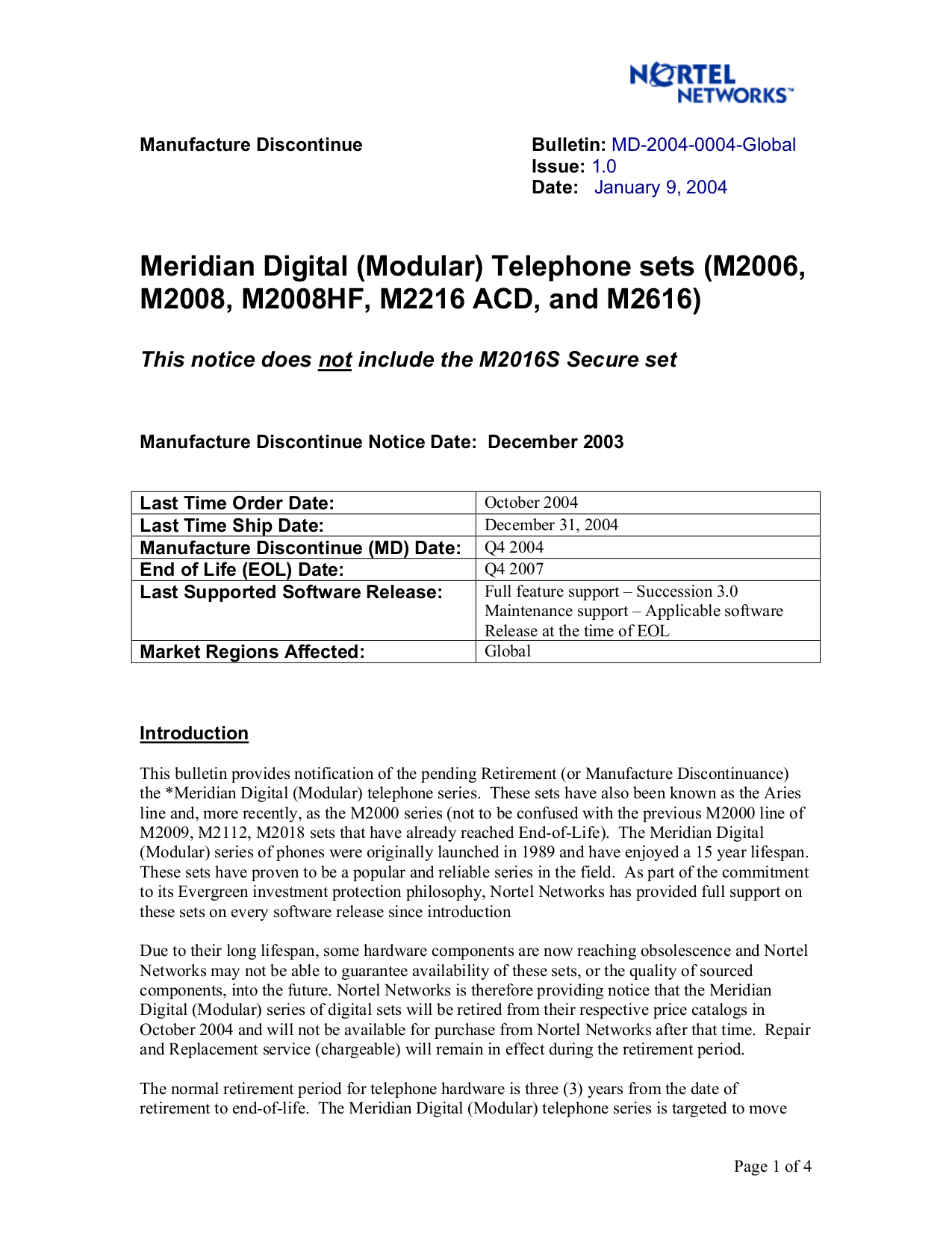 Download free pdf for Nortel M2616 Telephone manual