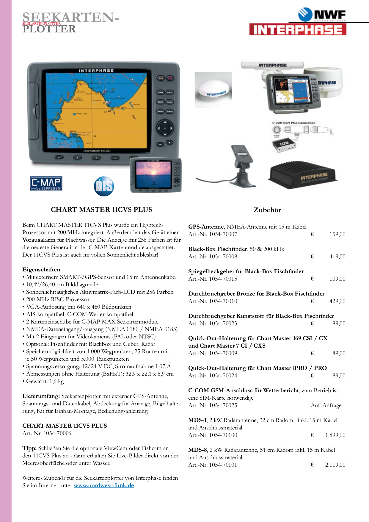 PDF manual for Interphase GPS Chart Master Chart Master 7CI