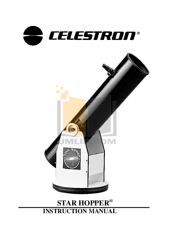 Download free pdf for Celestron StarHopper 8 Telescope manual