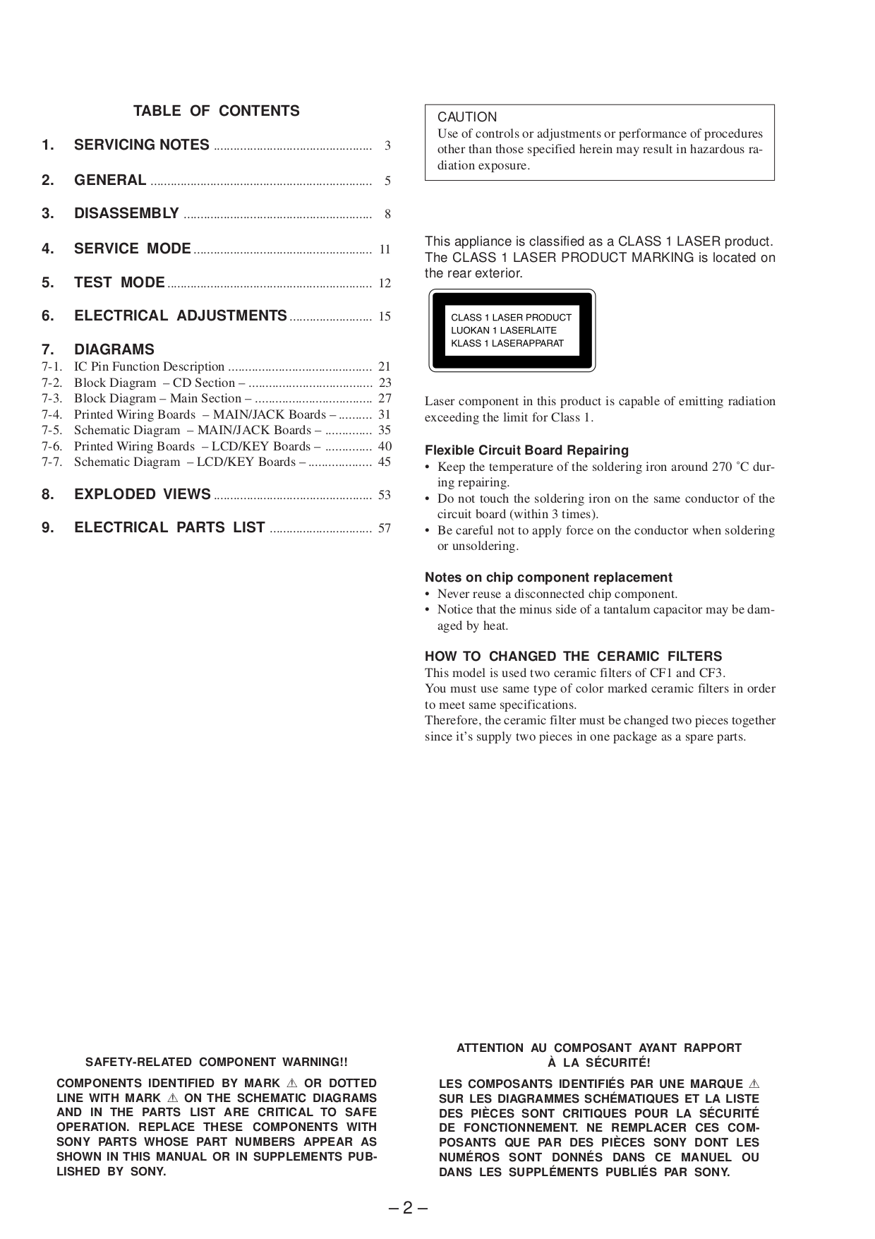 PDF manual for Sony Clock Radio ICF-C211