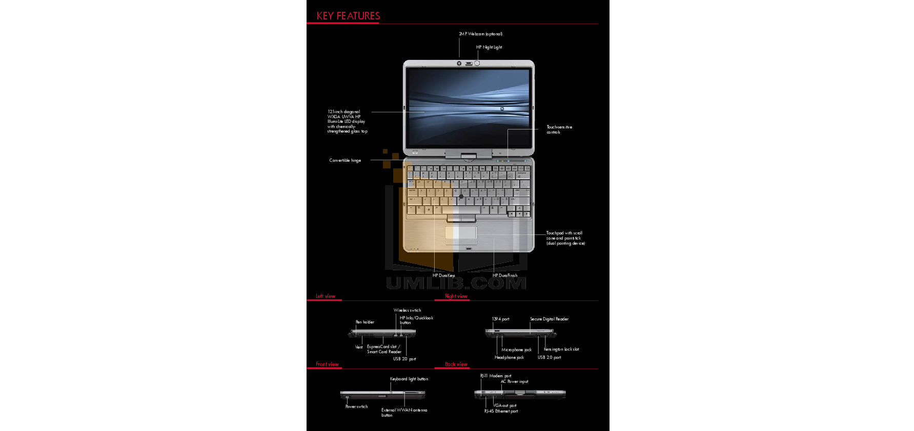 PDF manual for HP Laptop EliteBook 2730p