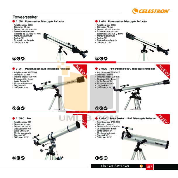 PDF manual for Celestron Telescope AstroMaster 114AZ