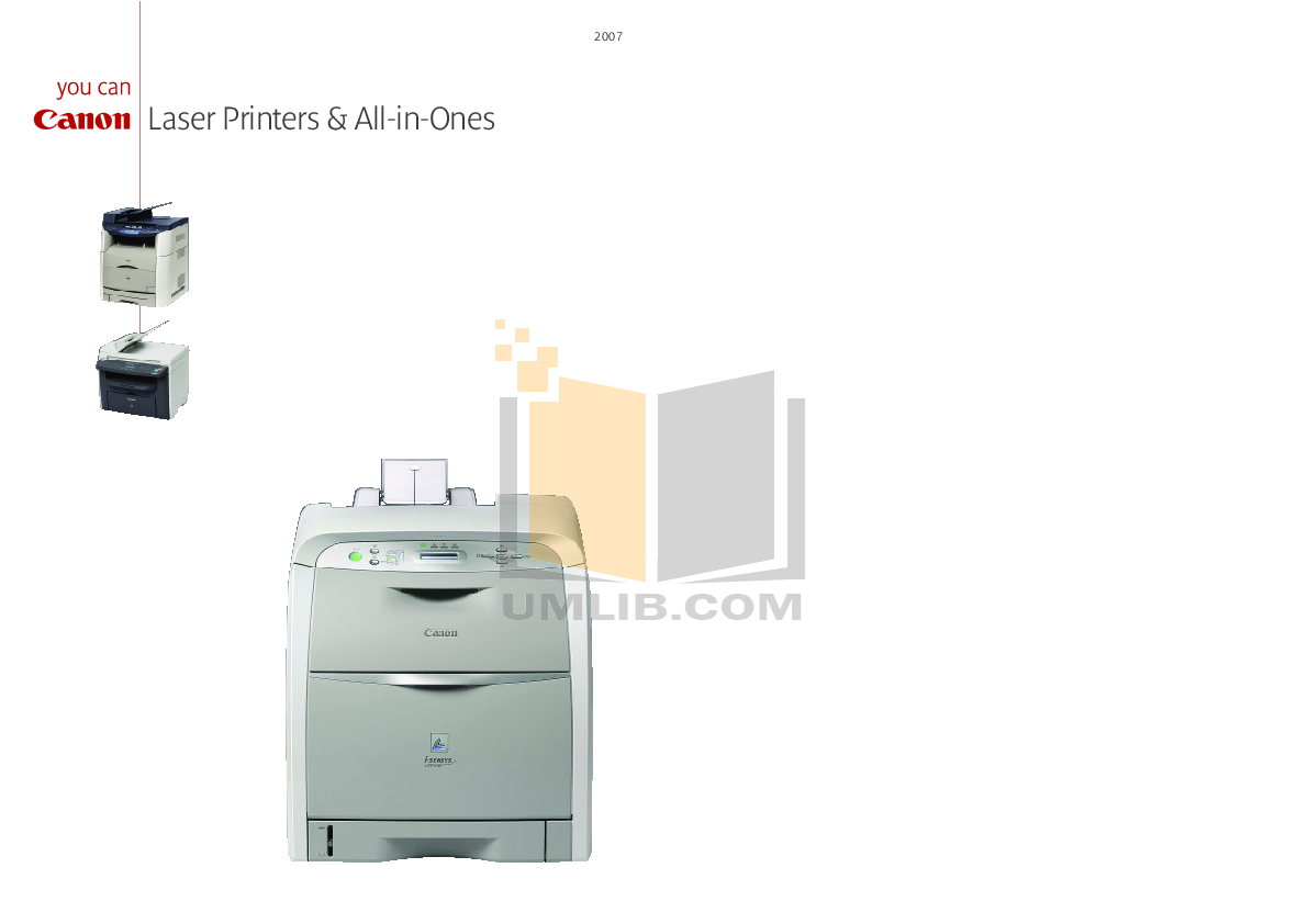Download free pdf for Canon LBP-5100 Printer manual