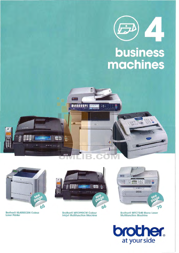 Download free pdf for Brother MFC-6490CW Multifunction Printer manual