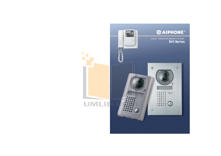 PDF manual for Aiphone Other RY-3DL Intercoms-Accessory