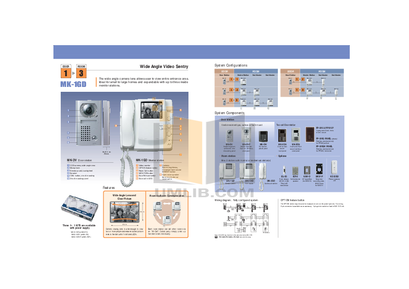 PDF manual for Aiphone Other RY-3DL Intercoms-Accessory