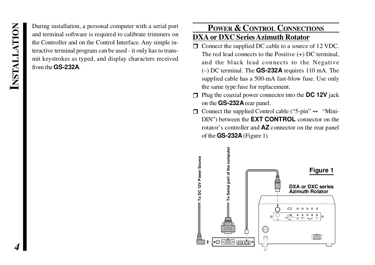 PDF manual for Yaesu Other G-5500 Rotator