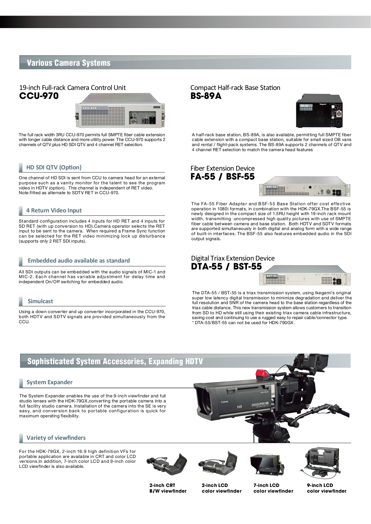 PDF manual for Ikegami Other OCP-200 Network Control systems