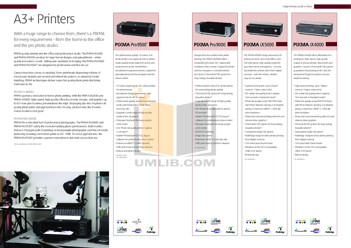 PDF manual for Canon Printer PIXMA iP1700