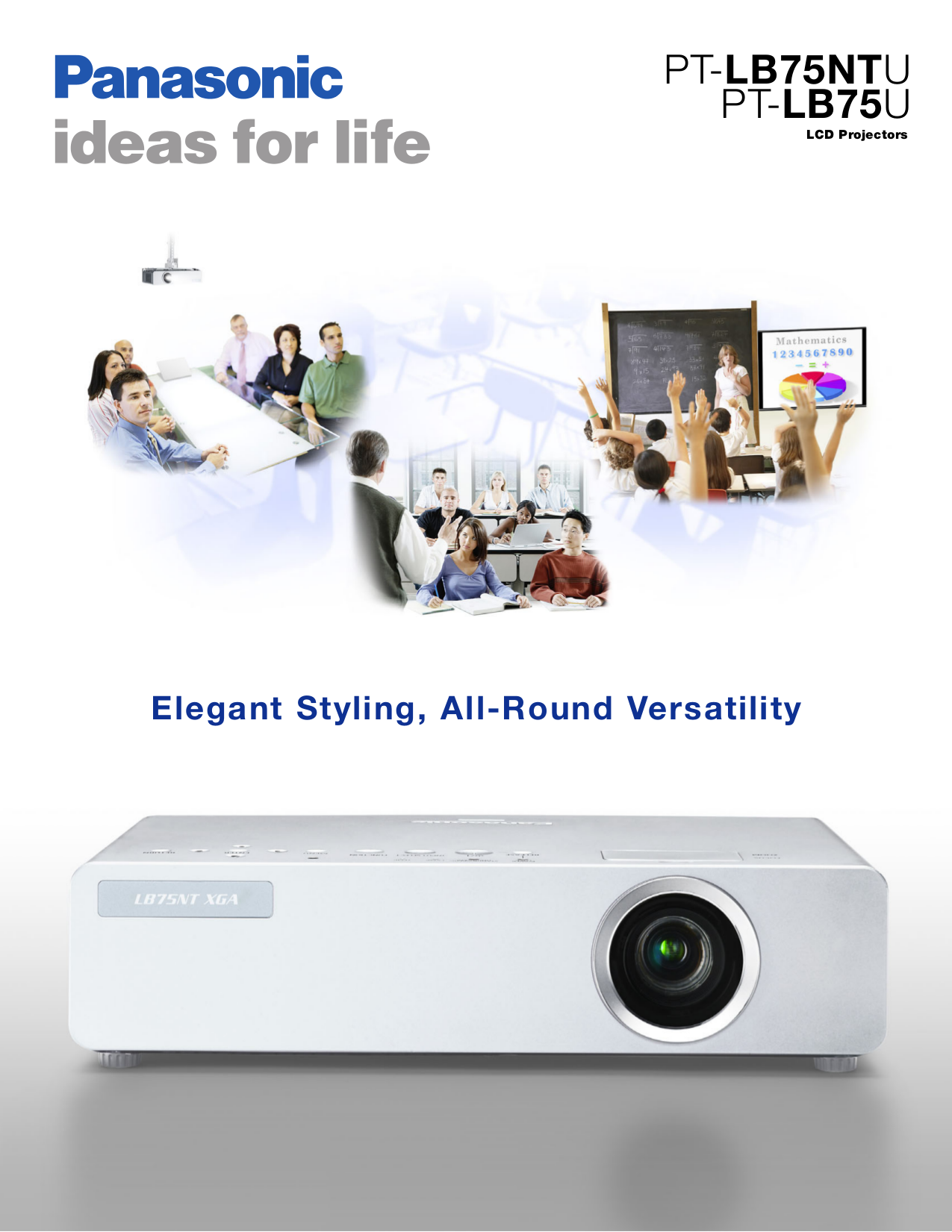 Download free pdf for Panasonic PT-LB75 Projector manual