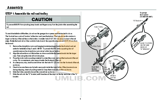 PDF manual for Chamberlain Other Power Drive HD200D Garage Door Openers