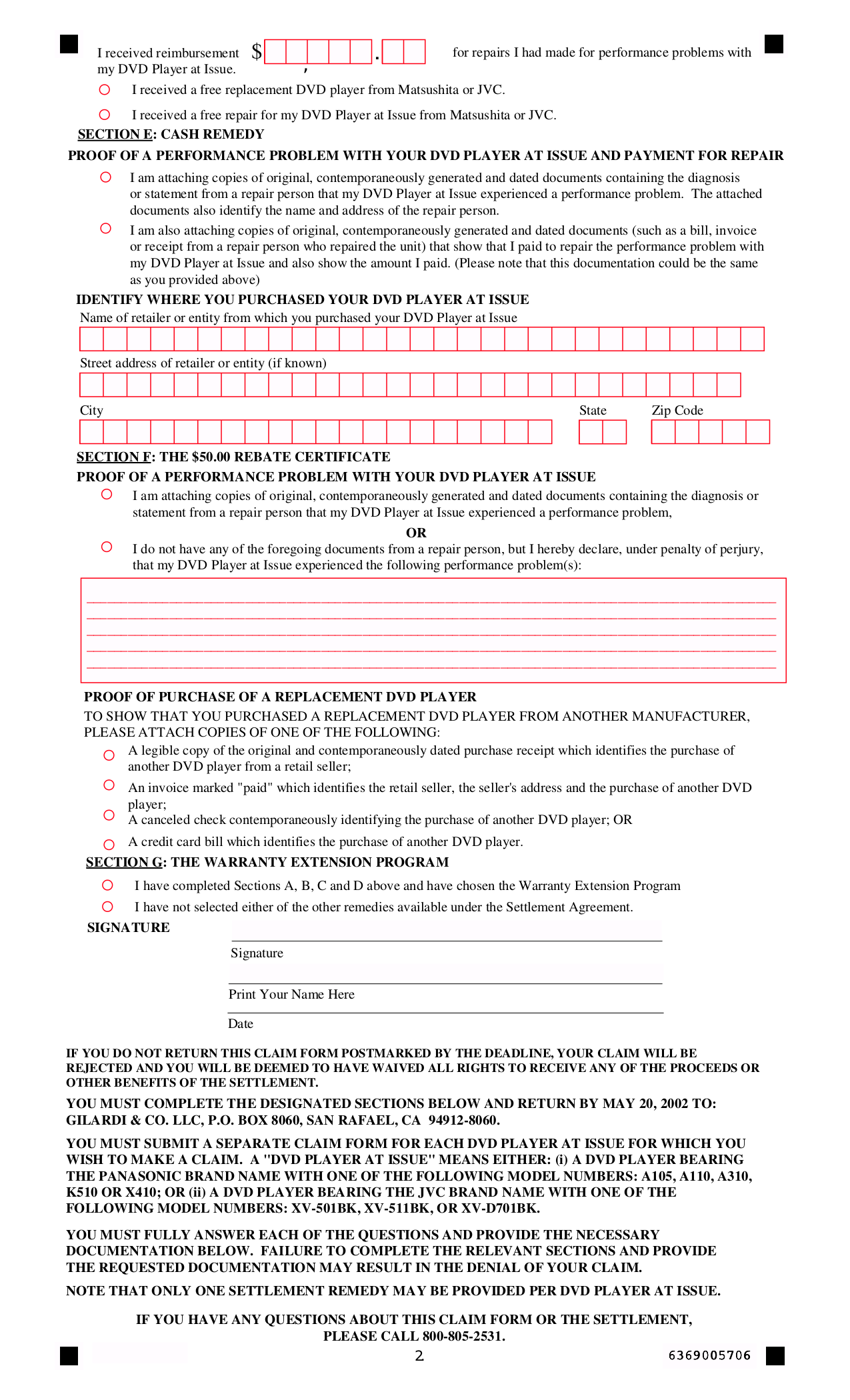 PDF manual for JVC DVD Players XV-501BK