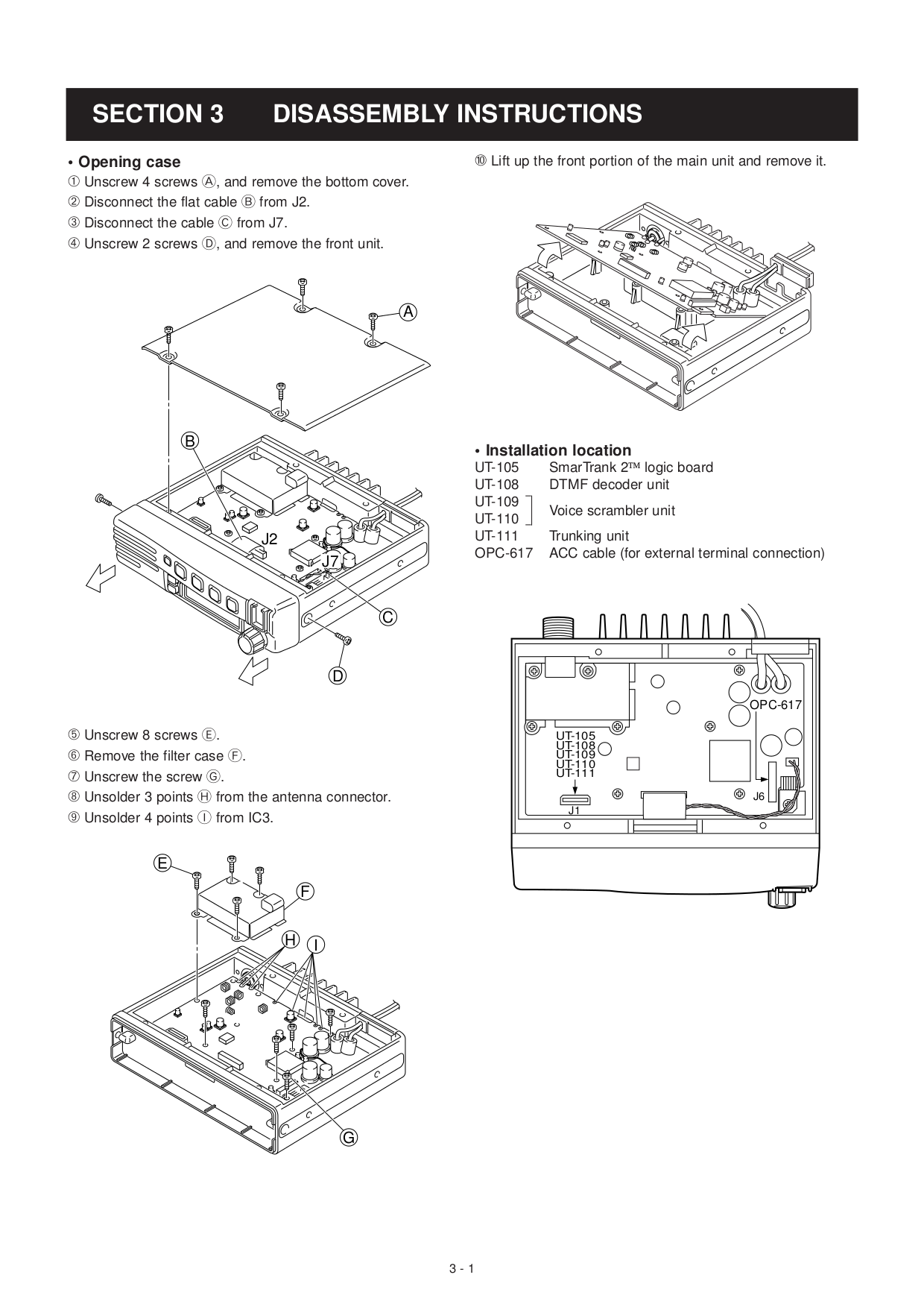 PDF manual for ICOM 2-way Radio IC-F121