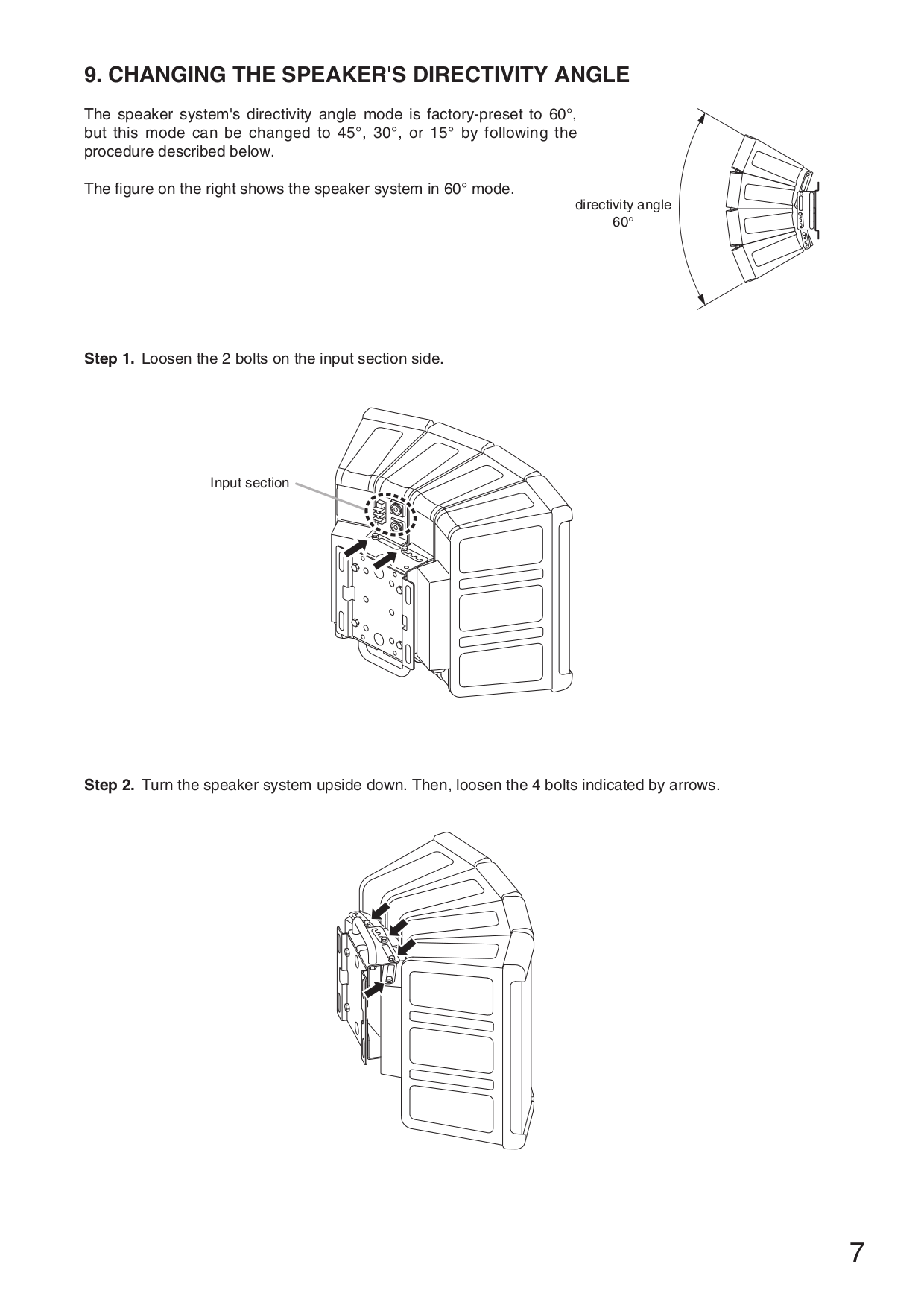 PDF manual for Toa Speaker HX-5W-WP