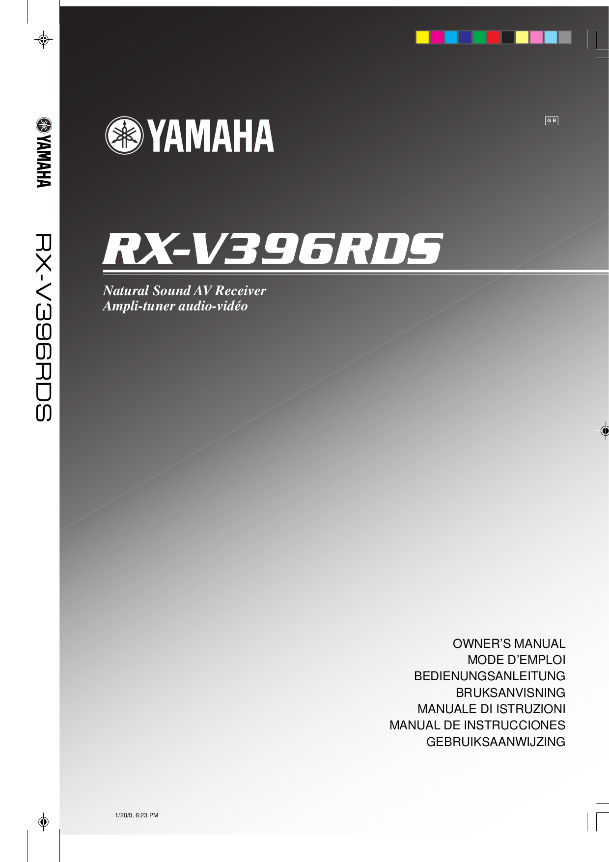 Download free pdf for Yamaha RX-V390 Receiver manual