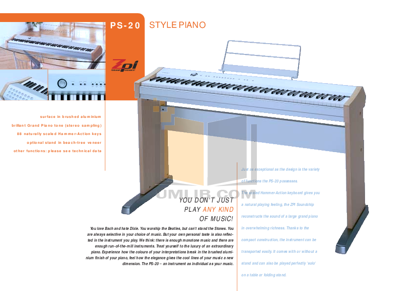 PDF manual for Casio Music Keyboard Celviano AP-80R
