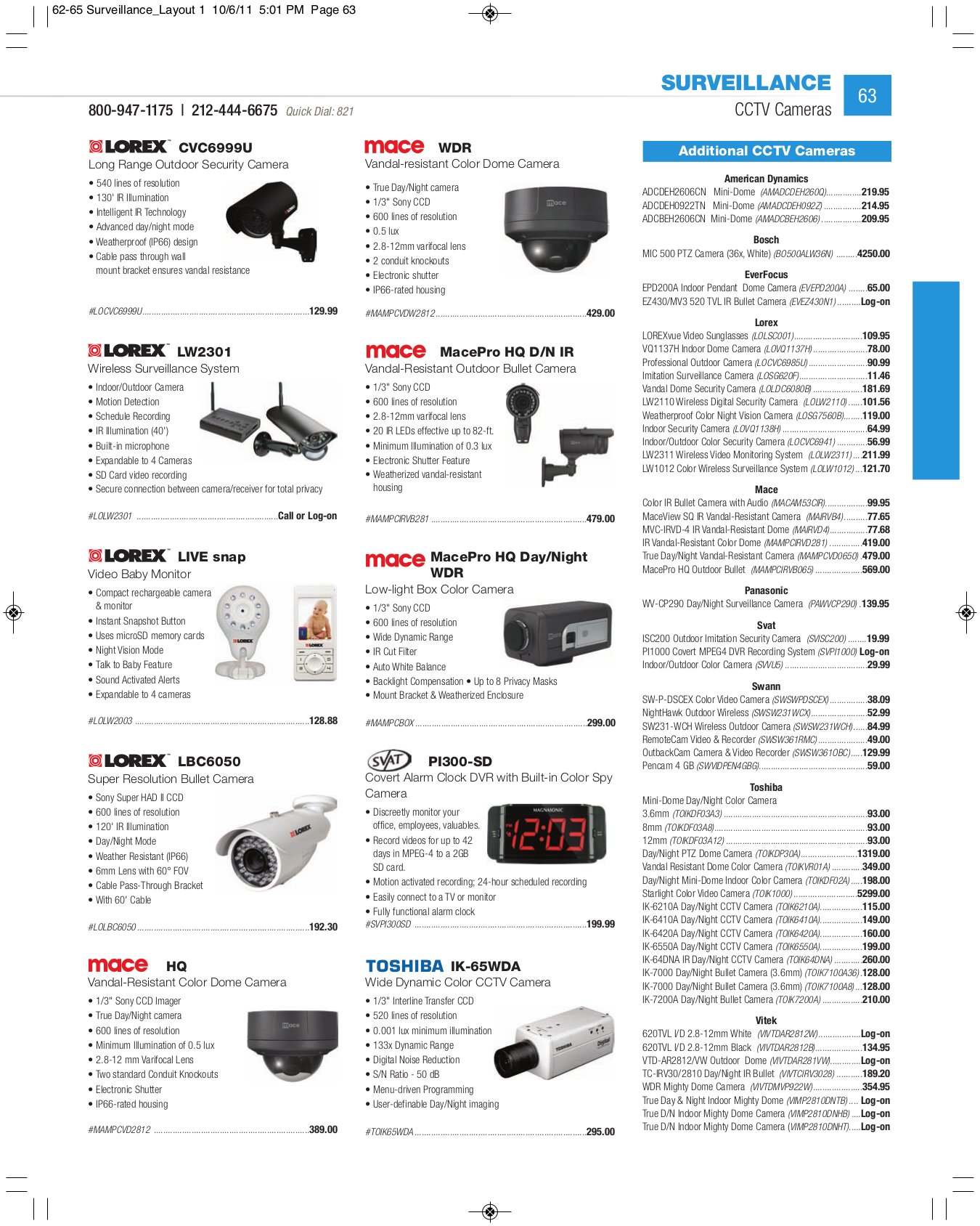 PDF manual for Swann Security Camera HD-420