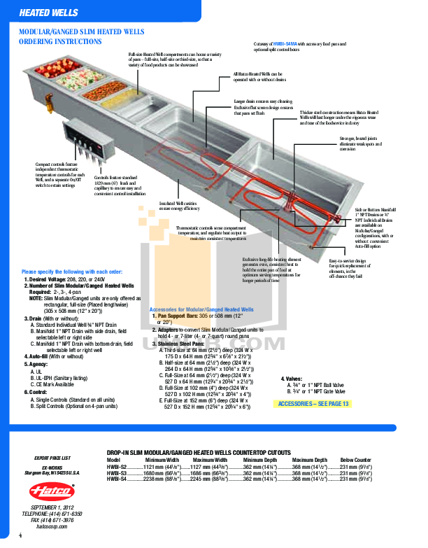 PDF manual for Hatco Other FR-3