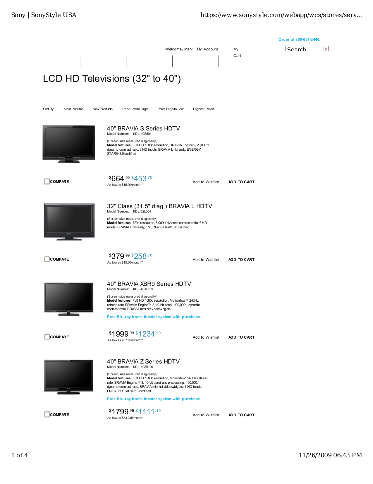 Download free pdf for Sony BRAVIA KDL-32L504 TV manual