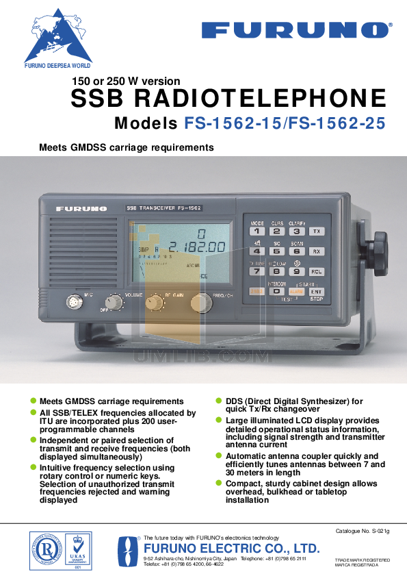 PDF manual for Furuno Other DP-6 NBDP Terminal