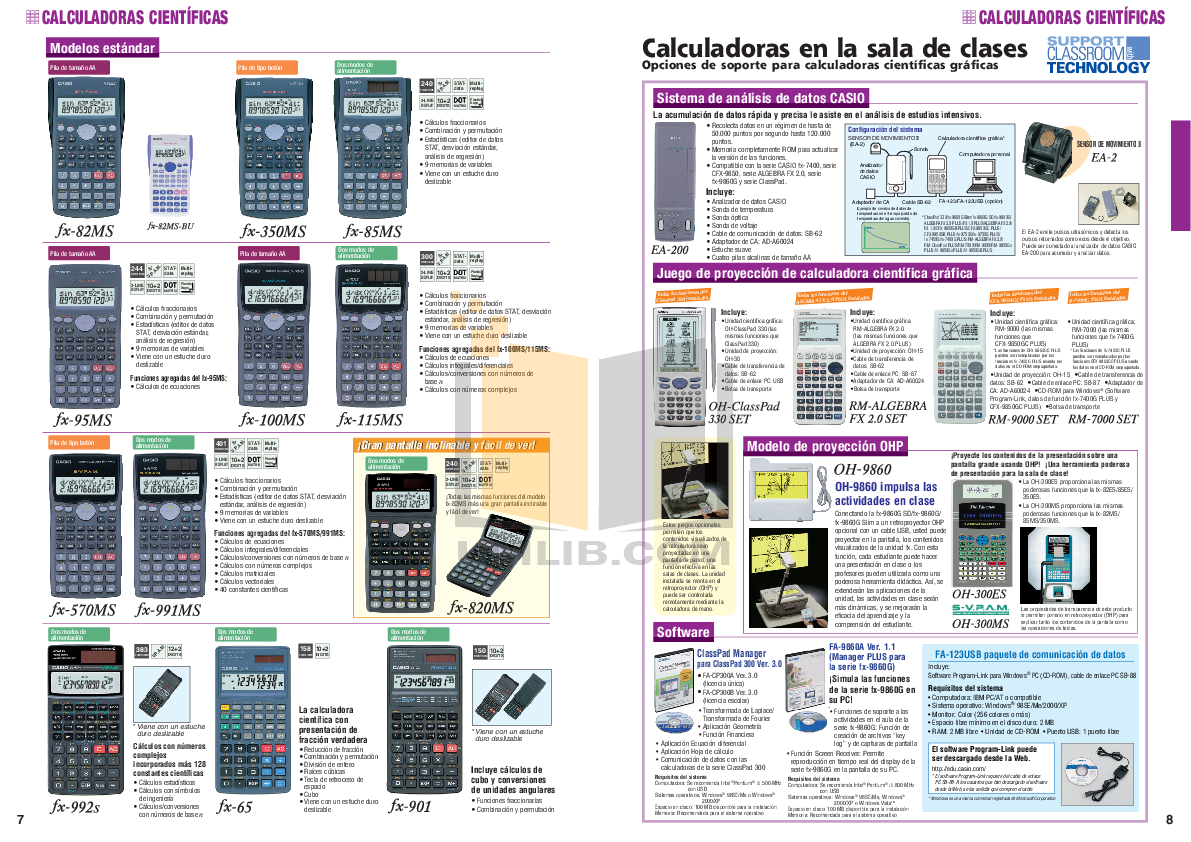 PDF manual for Casio Calculator DR-270TM
