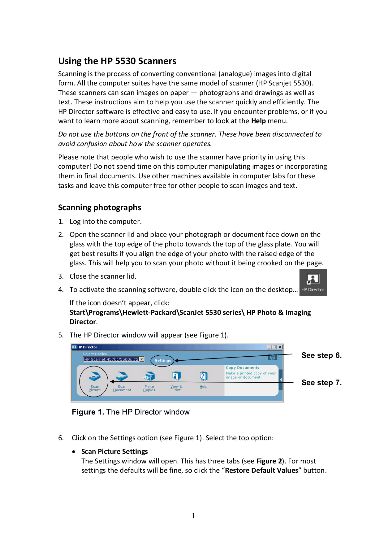 Download free pdf for HP Scanjet 5530 Scanner manual
