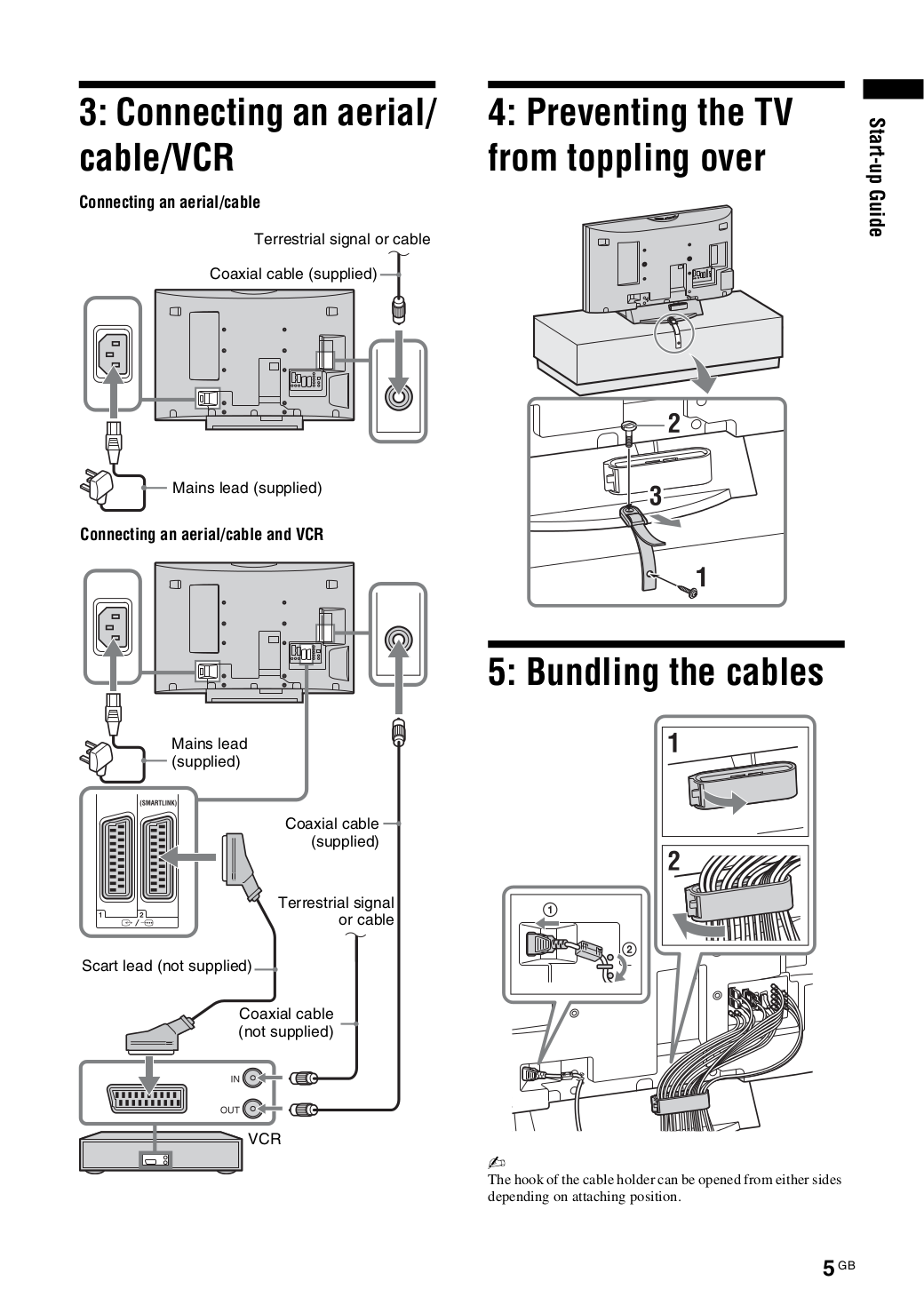 PDF manual for Sony TV BRAVIA KDL-40V3000
