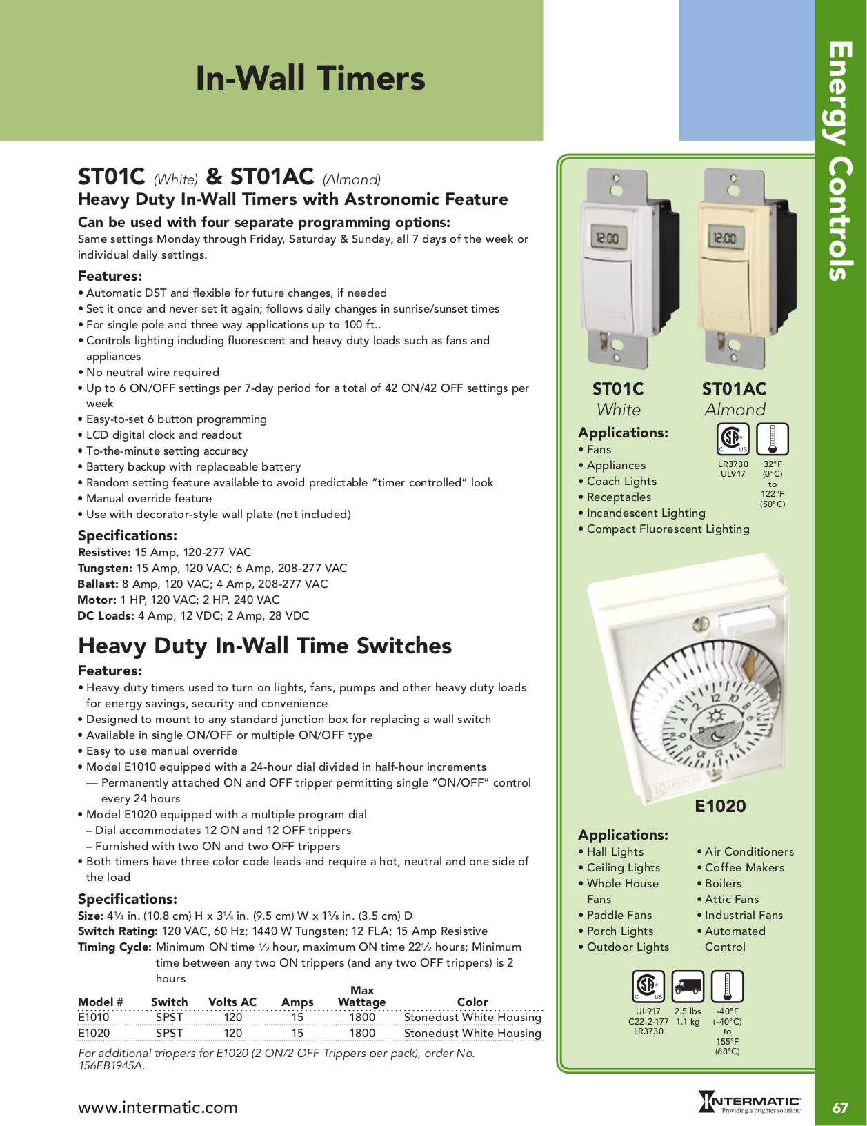 Intermatic 7 Day Timer Manual