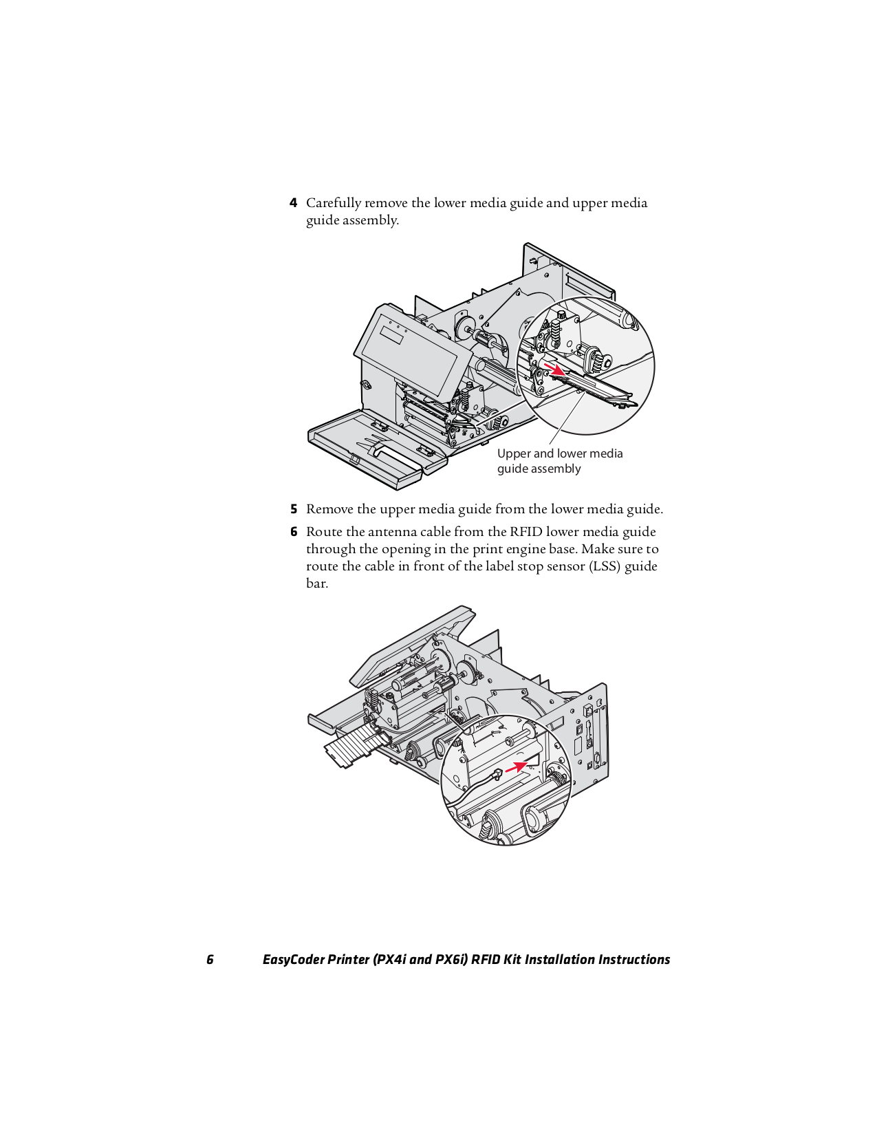 PDF manual for Intermec Printer EasyCoder PX6i