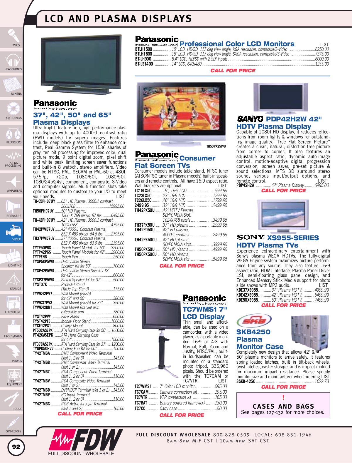 PDF manual for Sony TV WEGA KDE-50XS955