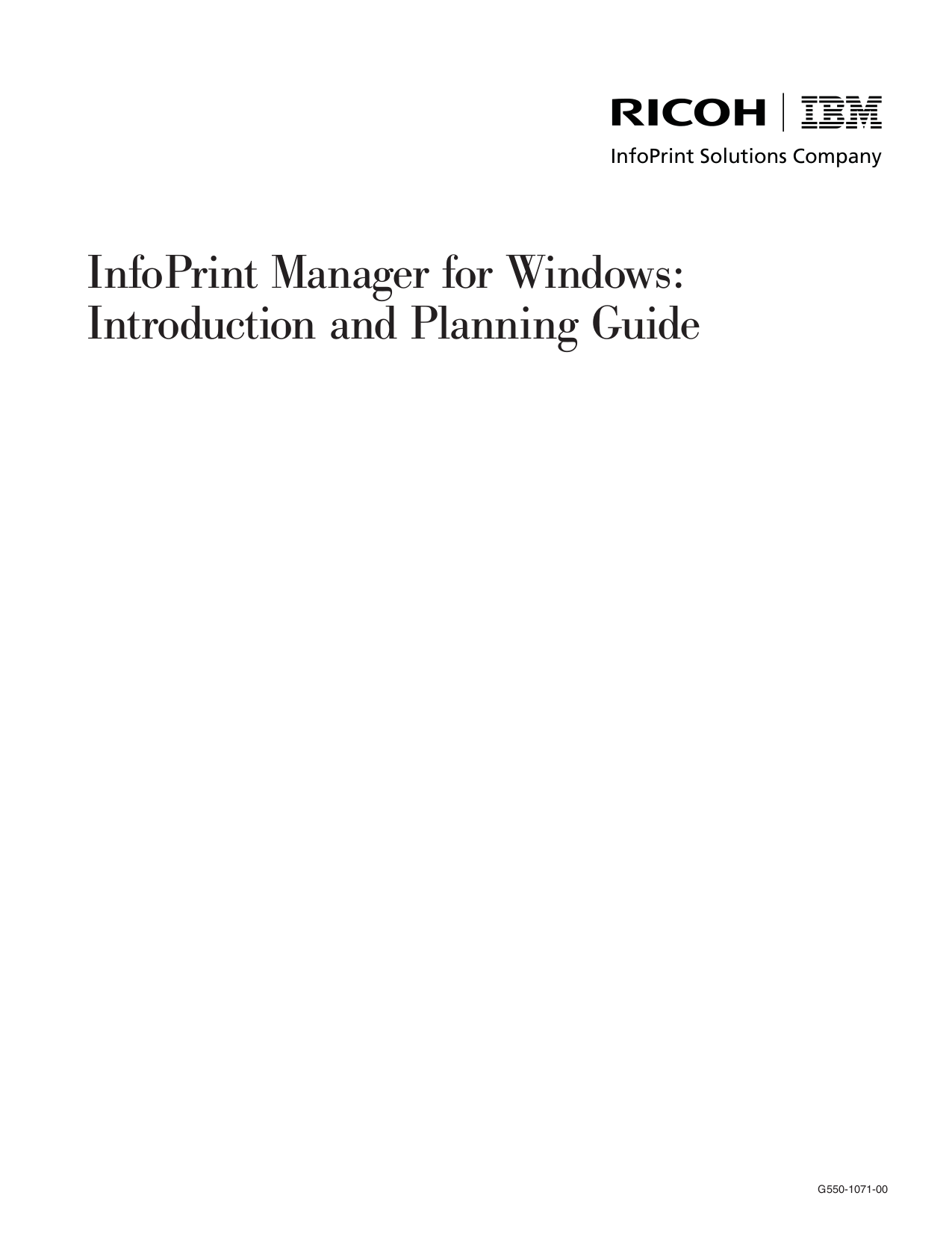 PDF manual for IBM Printer InfoPrint 1612