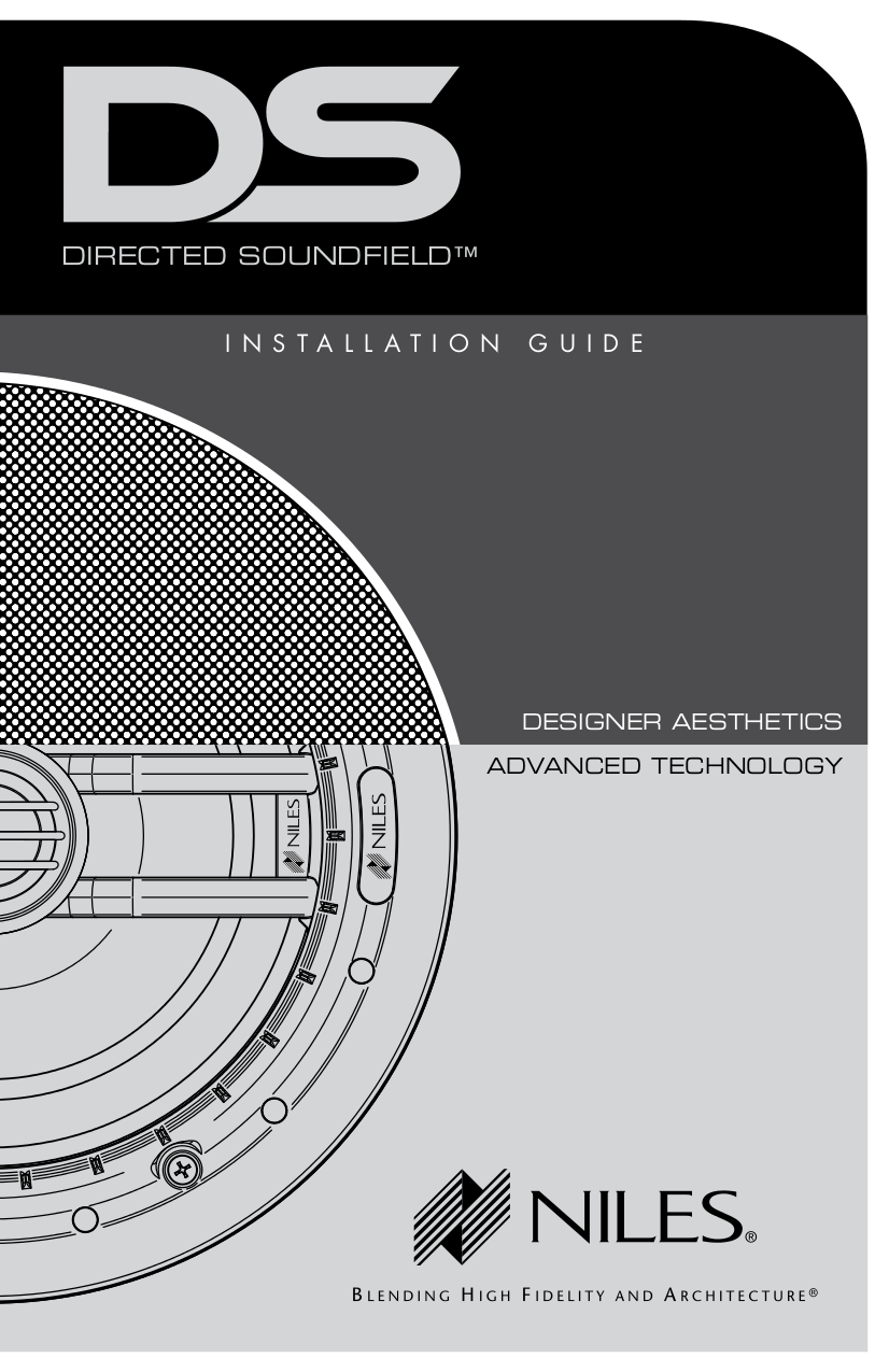 Download free pdf for Niles DS8 Series Bracket Audio-Speaker Accessory ...