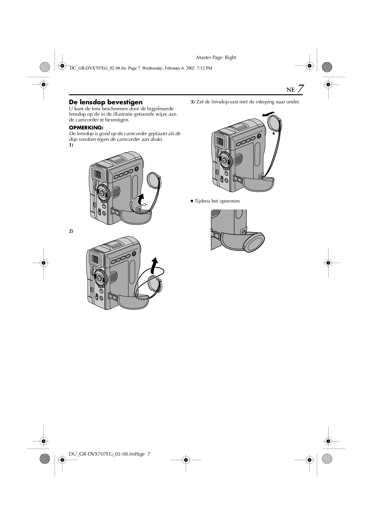 PDF manual for JVC Camcorders GR-DVX400EG-X