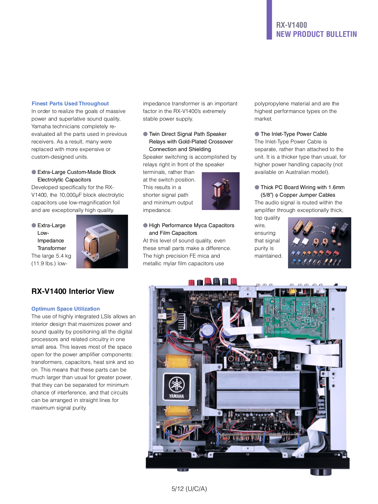 PDF manual for Yamaha Receiver RX-930