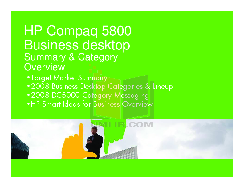 PDF manual for HP Desktop Compaq dc5000 MT