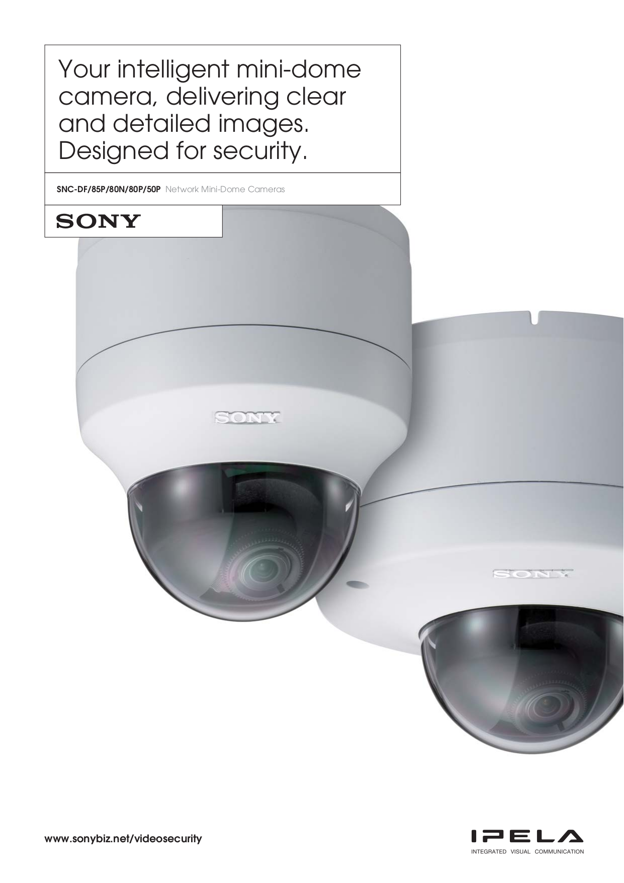 Download free pdf for Sony IPELA SNC-DF80N Security Camera manual