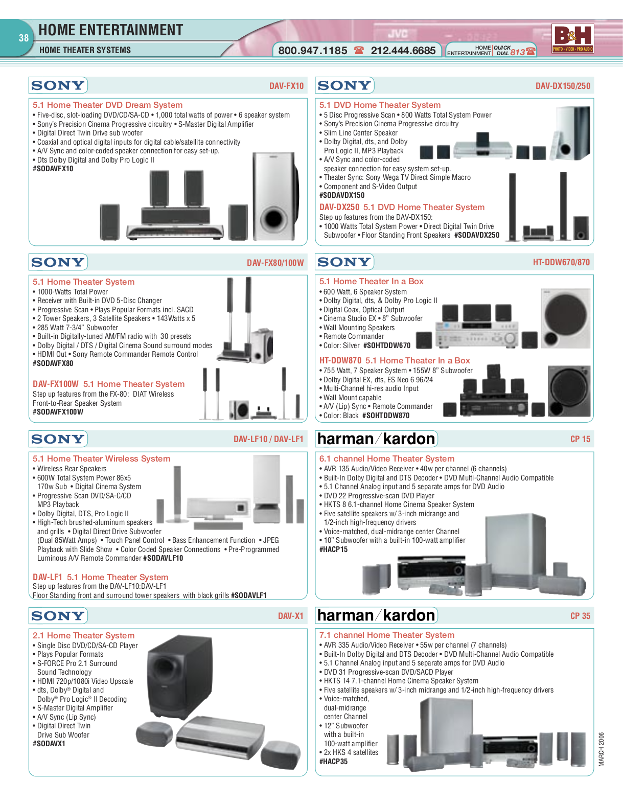 PDF manual for Sony Home Theater DAV-FX100W