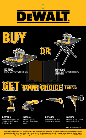 PDF manual for Dewalt Other DW130V Drills