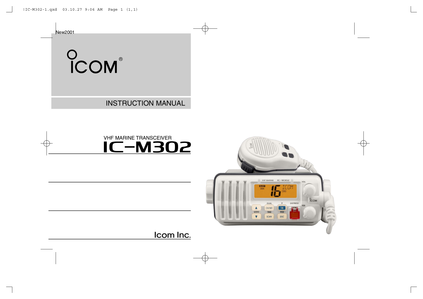 Download free pdf for ICOM IC-M302 Radio-Marine Other manual